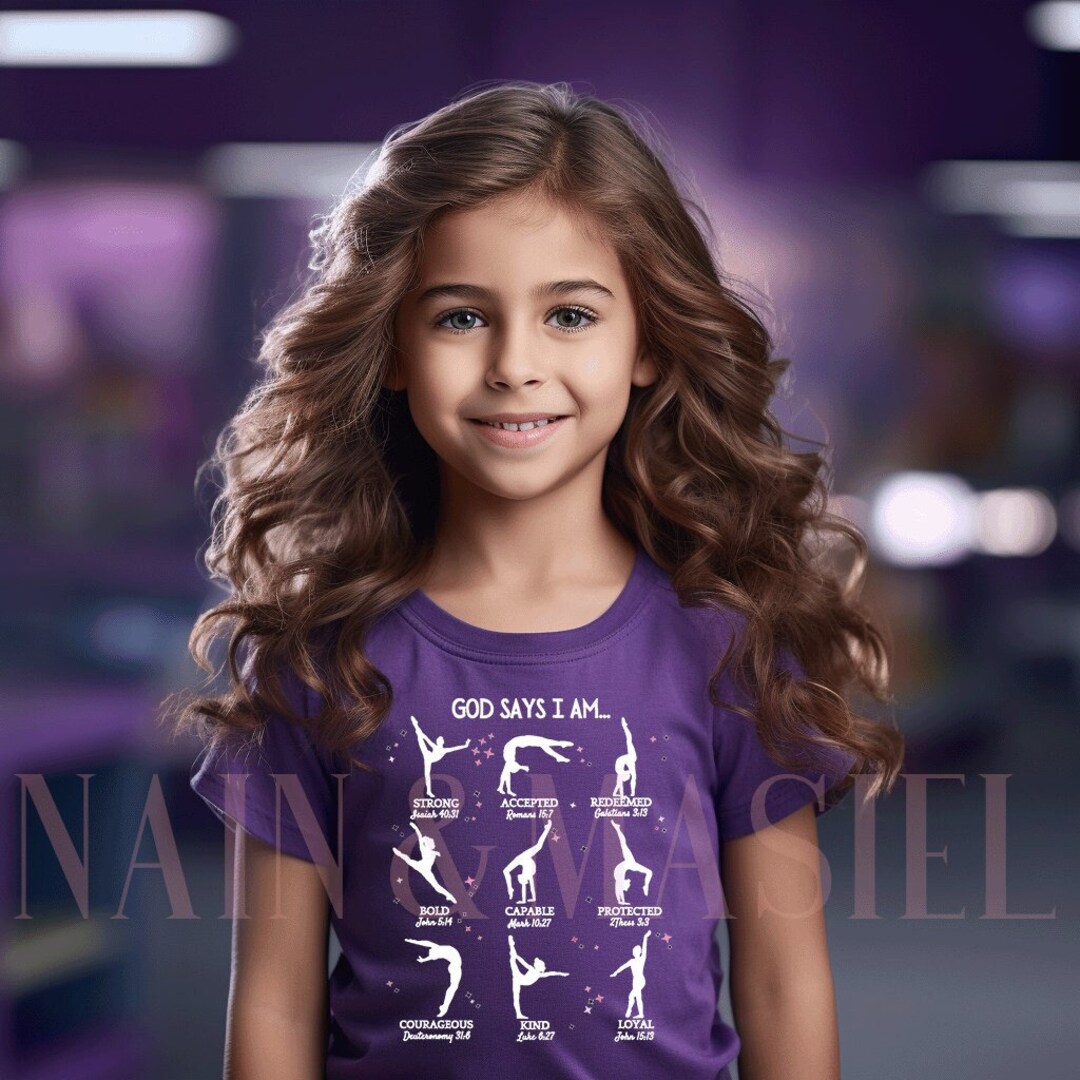 God Says I Am Gymnastics Shirt, God Says I Am Gymnast, Christian ...