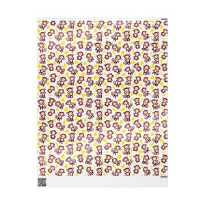 Monkey Wrapping Paper, Monkey Banana, Monkey Birthday, Monkey Gift Wrap ...