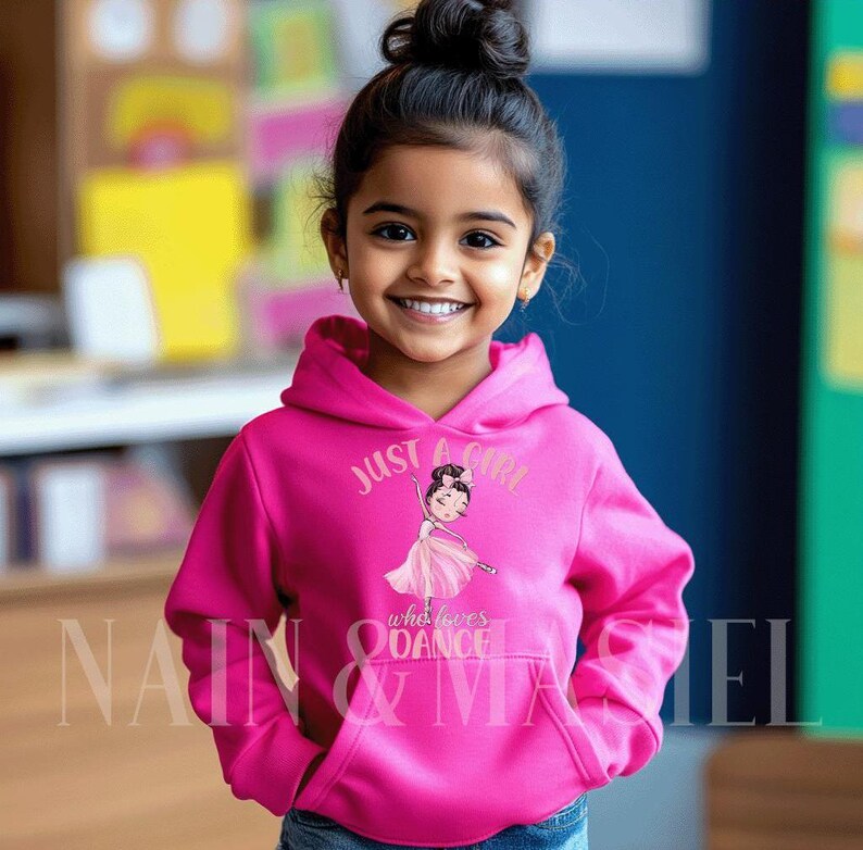 Girls Dance Hoodie, Girl Dancer Hoodie, Toddler Dance, Ballerina Hoodie ...