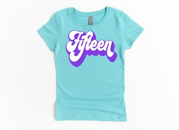 15th Birthday Shirt Retro Birthday Girlfifteen15th Birthday - Etsy