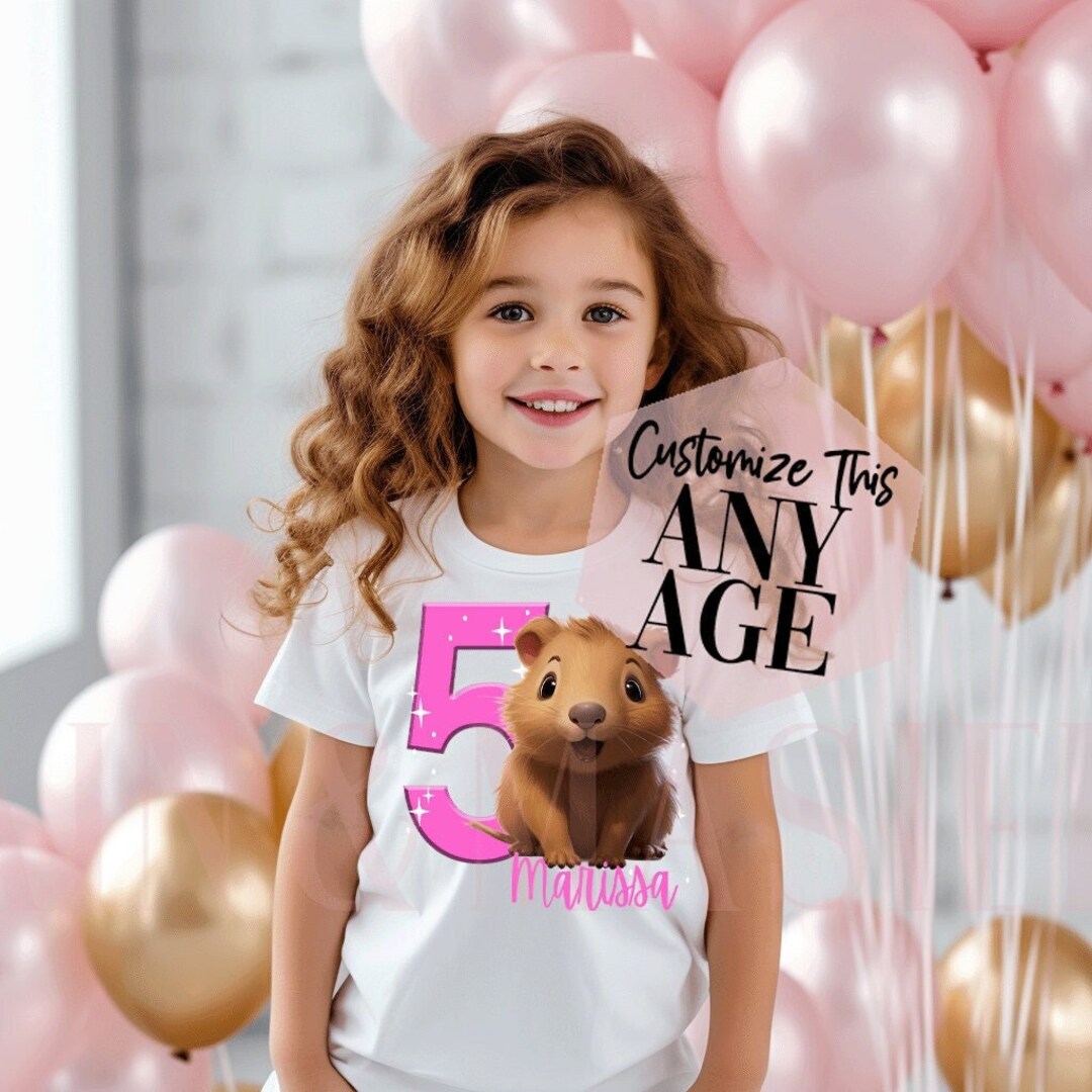 Capybara Birthday Shirt, Capybara Shirt, Capybara Gifts, Cute Capybara ...