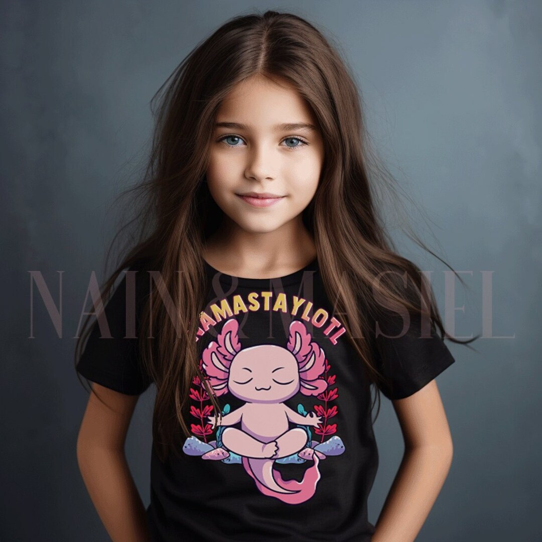 Namaste Shirt, Axolotl Shirt, Axolotl Yoga Shirt, Namastayotl, Yoga ...