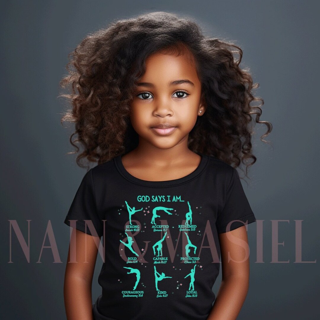 God Says I Am Gymnastics Shirt, God Says I Am Gymnast, Christian ...
