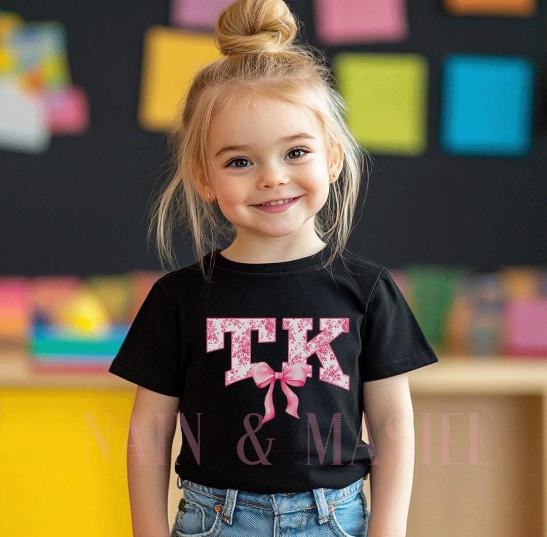 Girls TK Shirt, Transitional Kindergarten Shirt, Girls 1st Day of ...