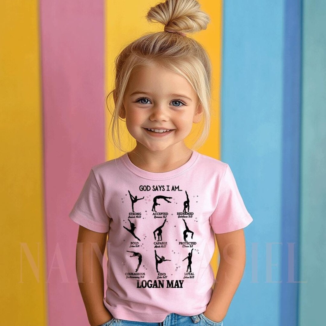 God Says I Am Gymnastics Shirt, God Says I Am Gymnast, Christian ...
