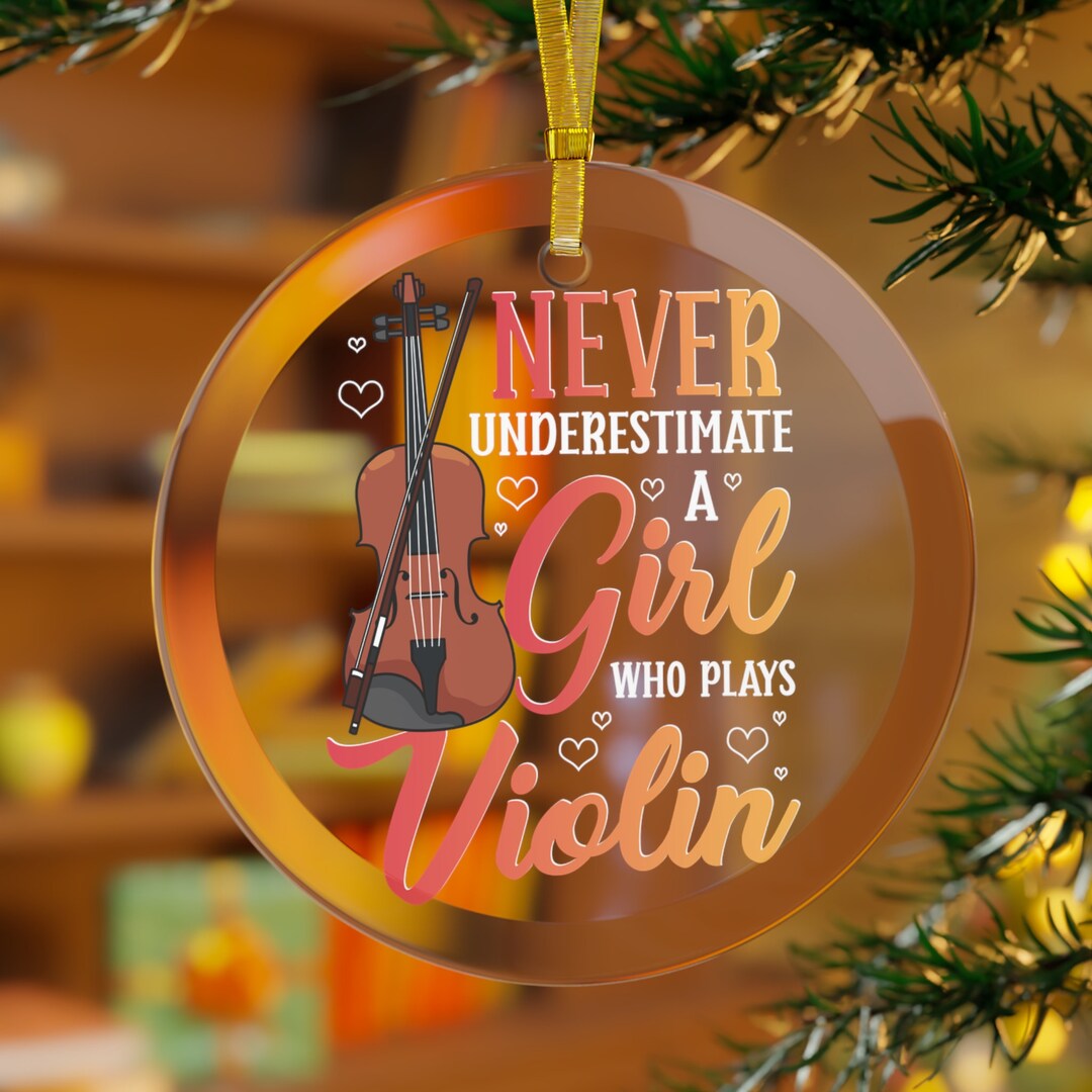 Violin Ornament, Violin Gifts, Violin Player, Orchestra Ornaments ...