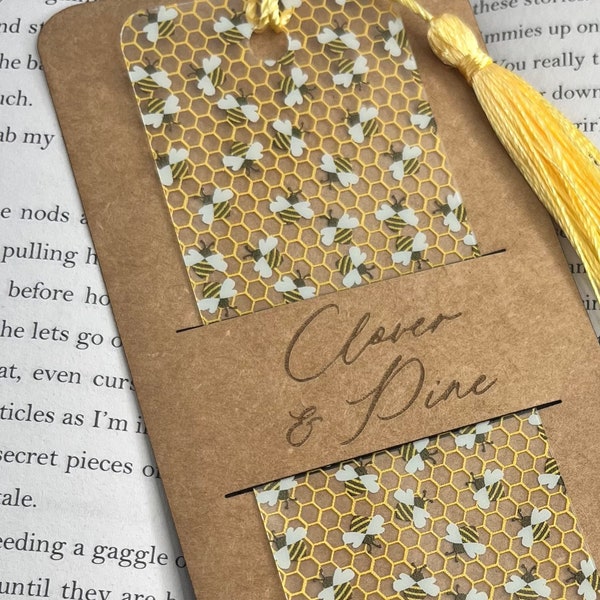 Bee Bookmark - Etsy