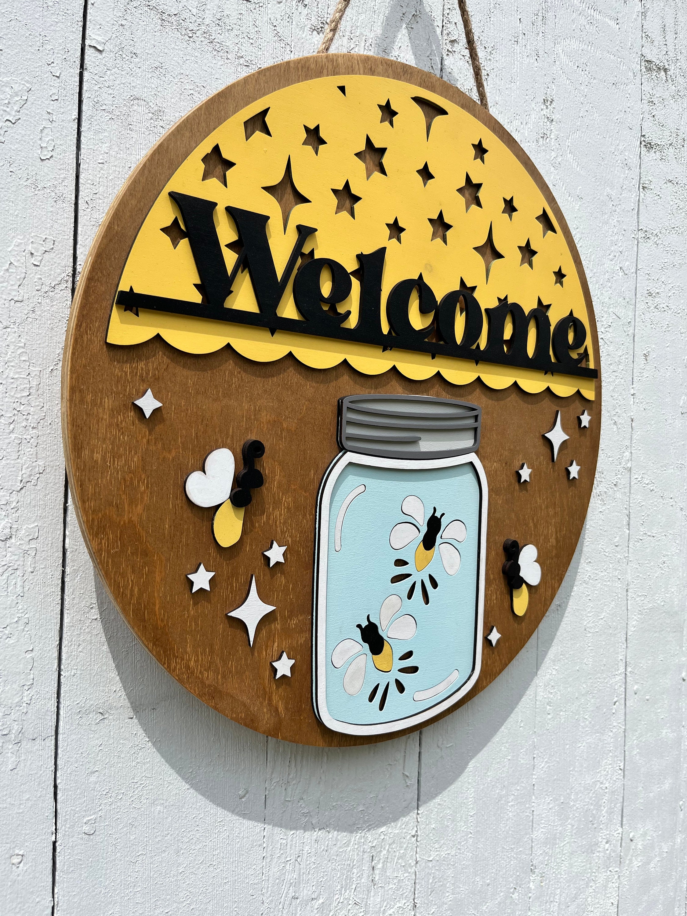 Firefly Welcome Sign - Etsy