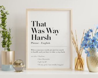 Clueless 90s Art Print This is an Alaia Cher Horowitz Cool - Etsy