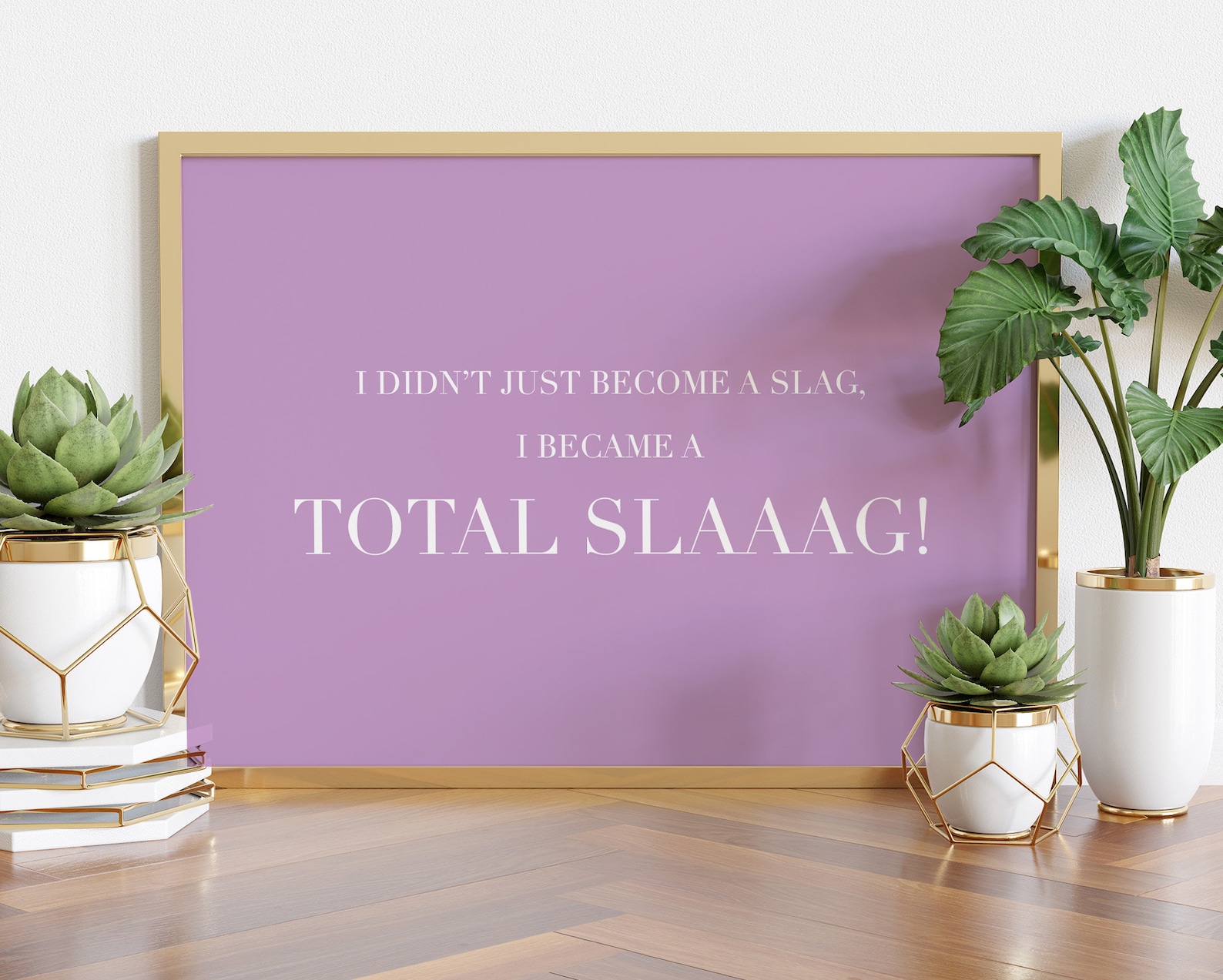 Total Slag! British Funny Quote Print, Kat Slater Art, Eastenders, UK ...