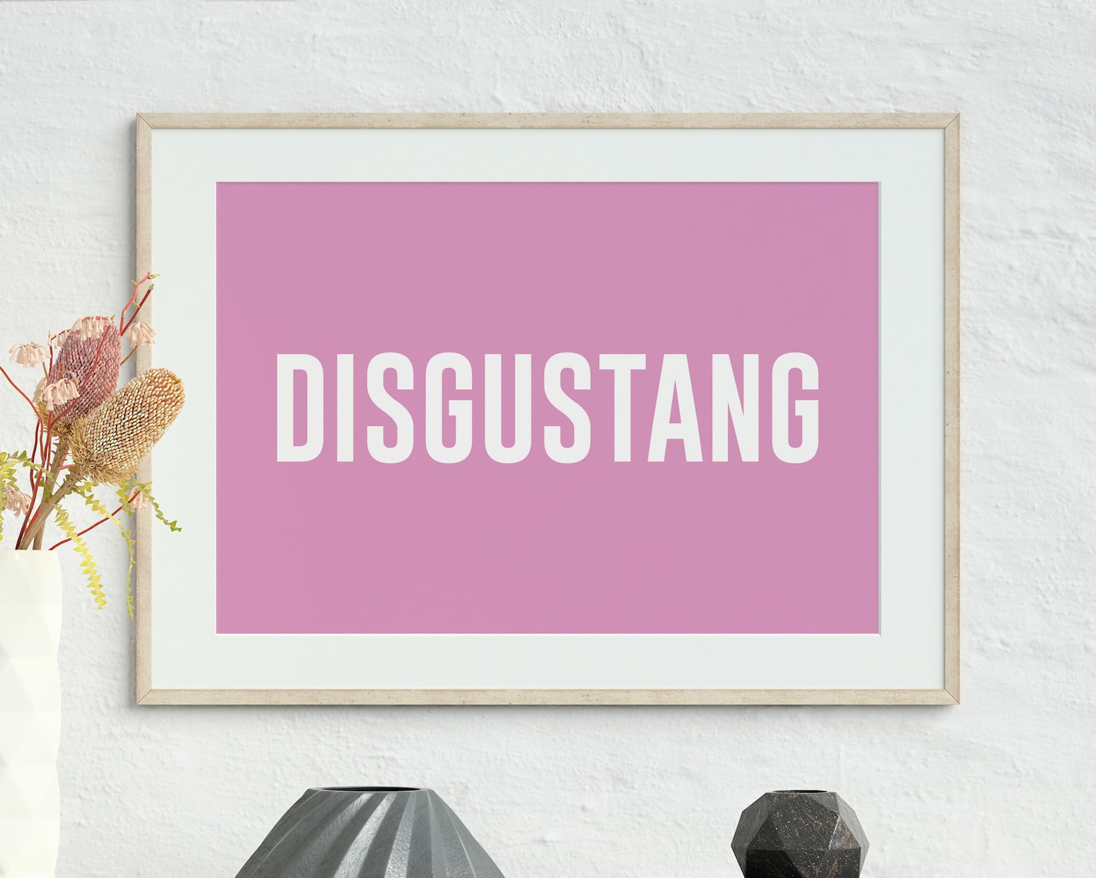 DISGUSTANG British/ Scottish Funny Quote Print It Was | Etsy