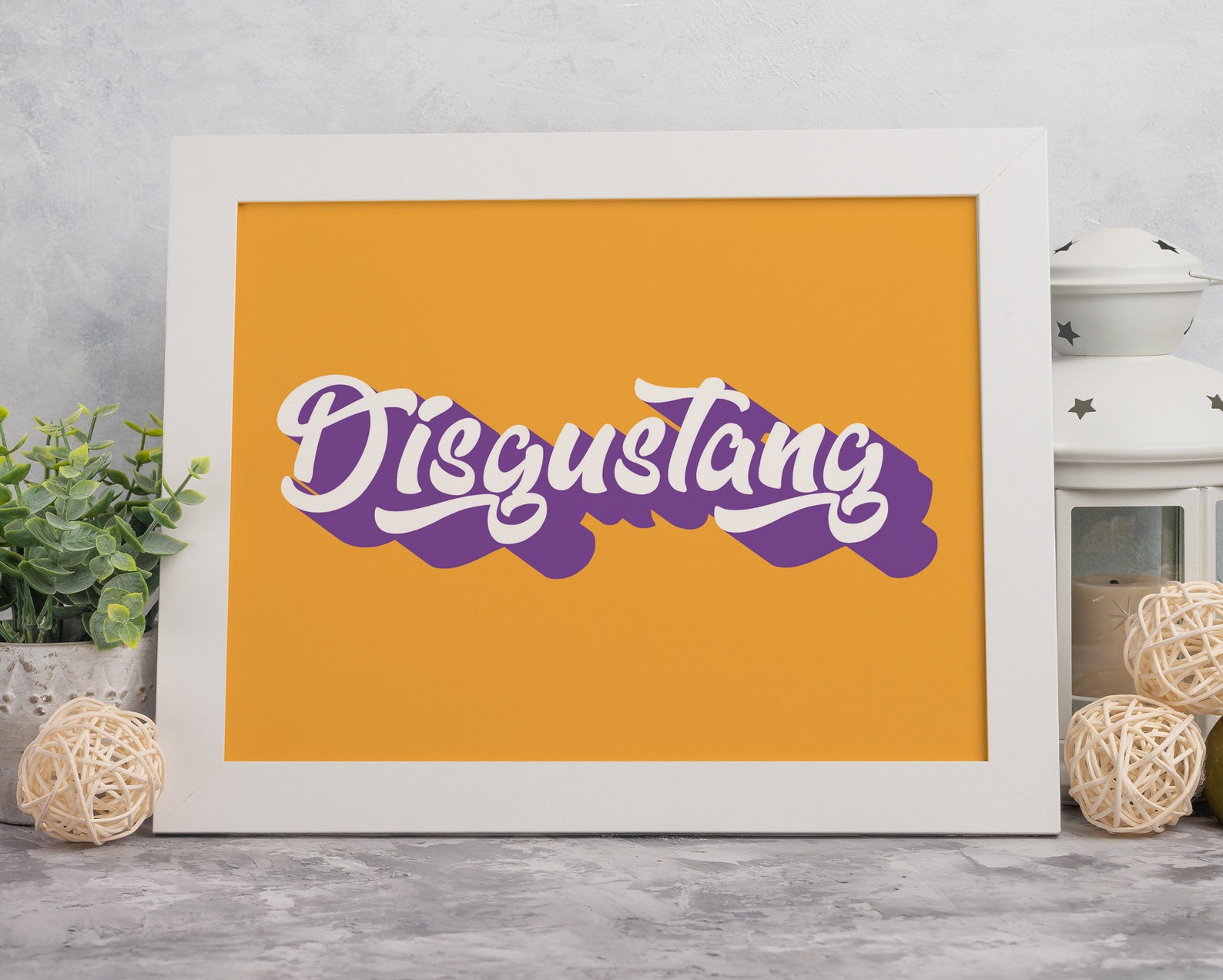 DISGUSTANG British/ Scottish Funny Quote Print It Was - Etsy UK