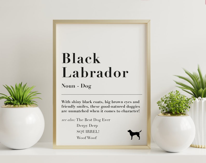 Boarder Collie Dictionary Print Funny Quote Art, Sheep Dog Definition ...