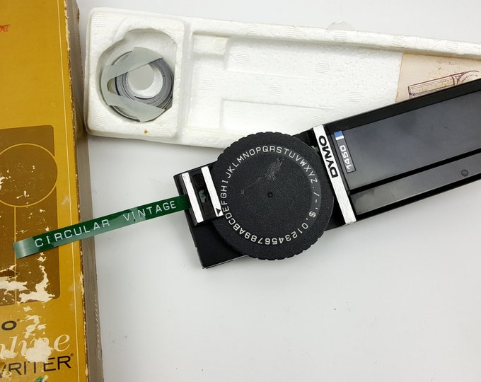 Dymo Slimline Tapewriter Label Maker Style 1450 in Original Box With ...