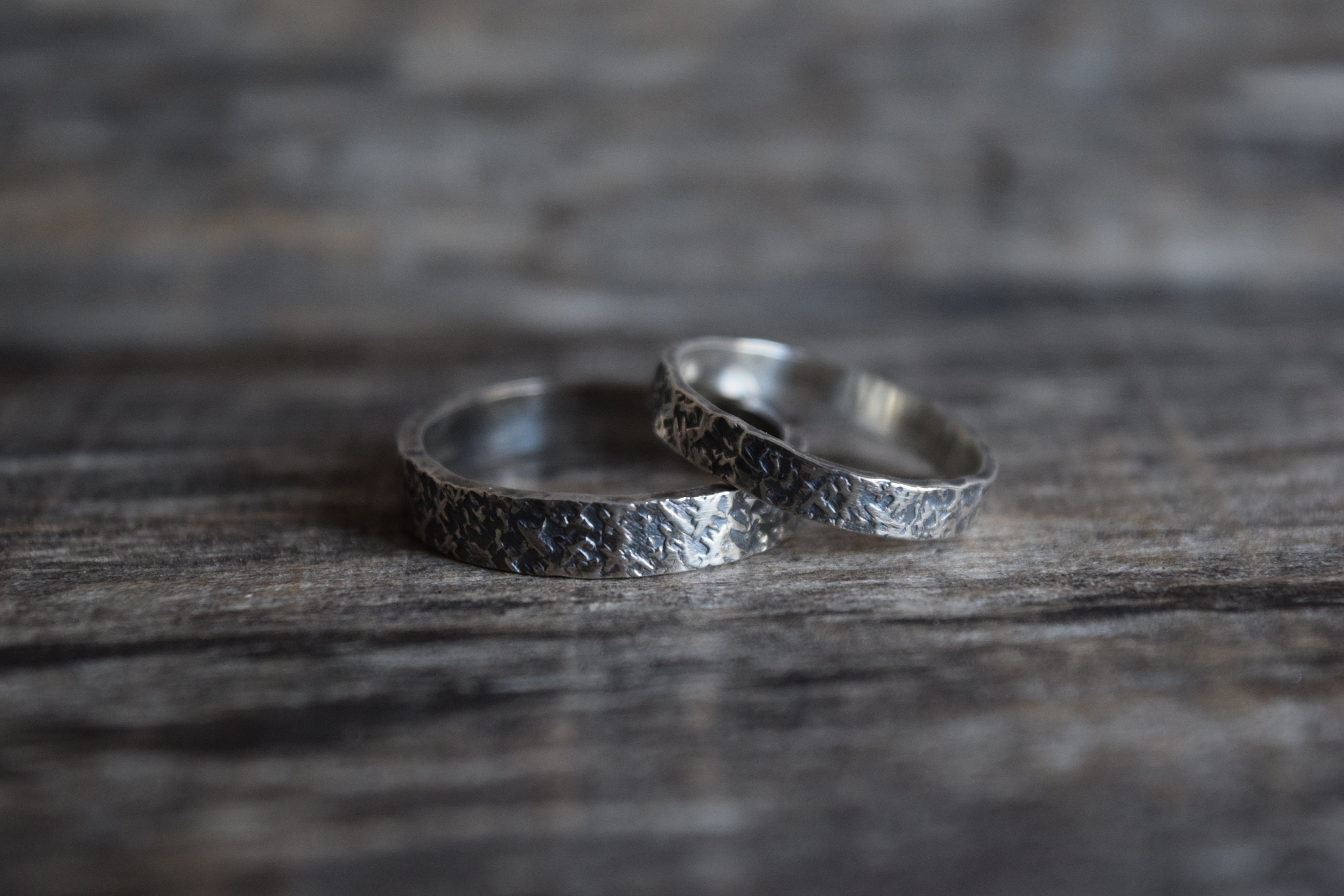 Silver Wedding Bands Sterling Silver Matching Wedding Band | Etsy