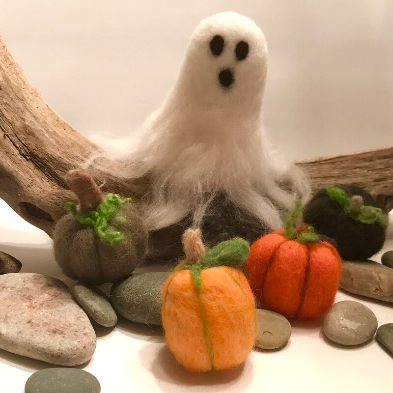 Needle Felted Ghost - Etsy