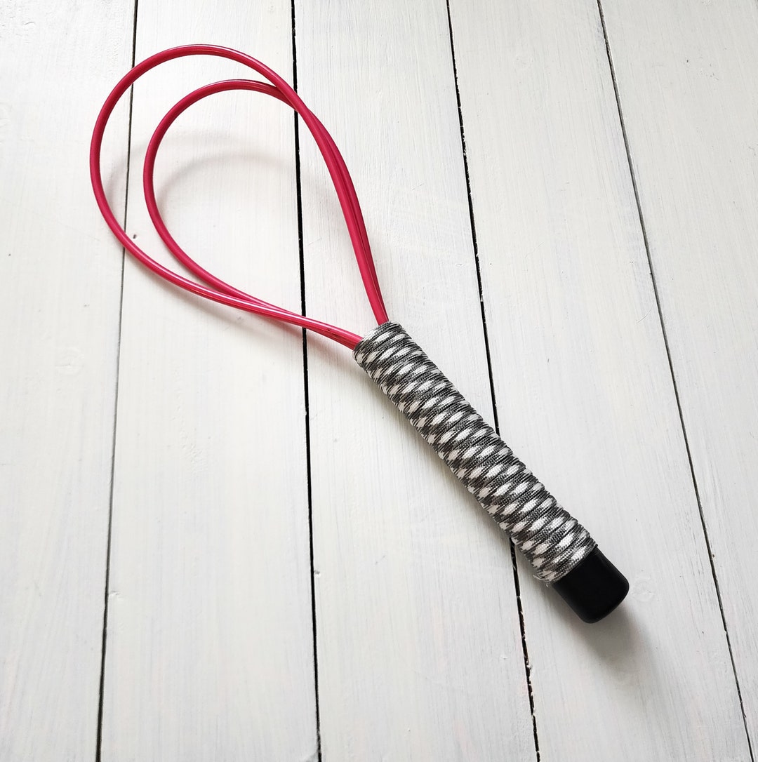 Double Loopy Johnny, Steel Spanking Cane, Whip, Rug Beater, Pink, Gray ...