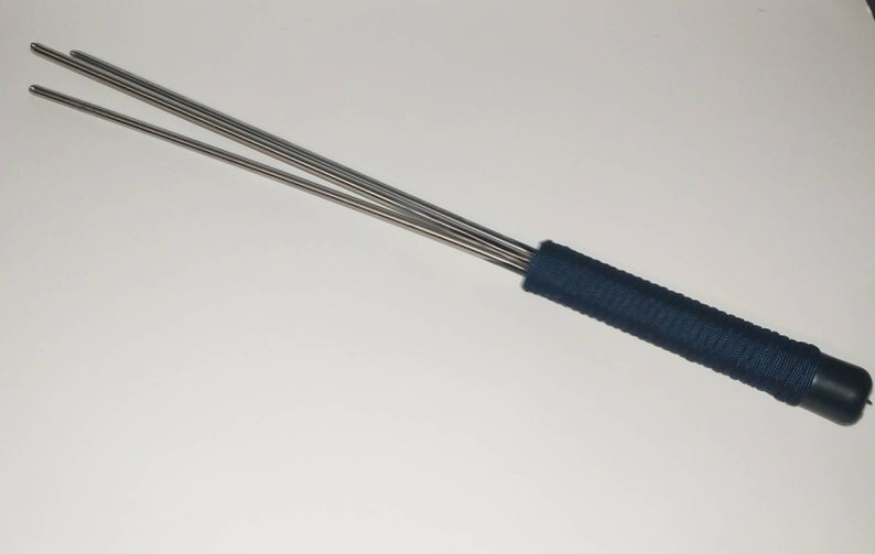 Triple Prong Cane Stainless Steel NAVY BDSM Spanking - Etsy