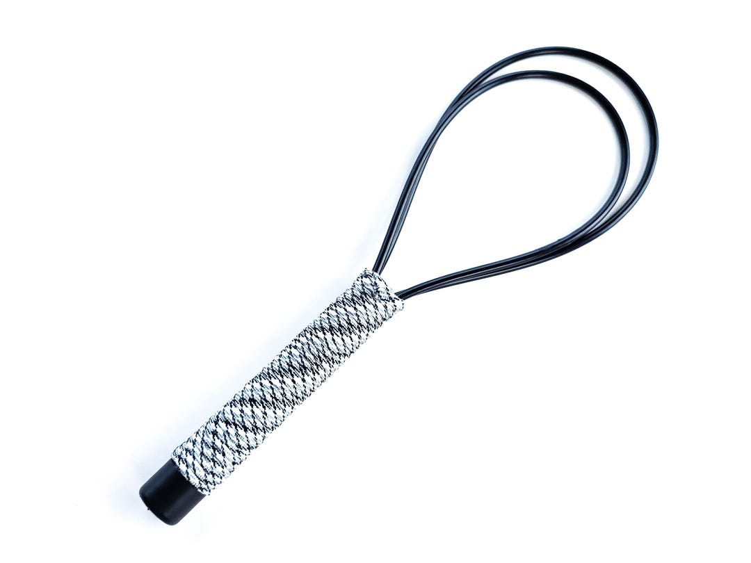 Double Loopy Johnny, Steel Spanking Cane, Whip, Rug Beater, Black BDSM ...