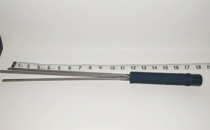 Triple Prong Cane Stainless Steel NAVY BDSM Spanking - Etsy
