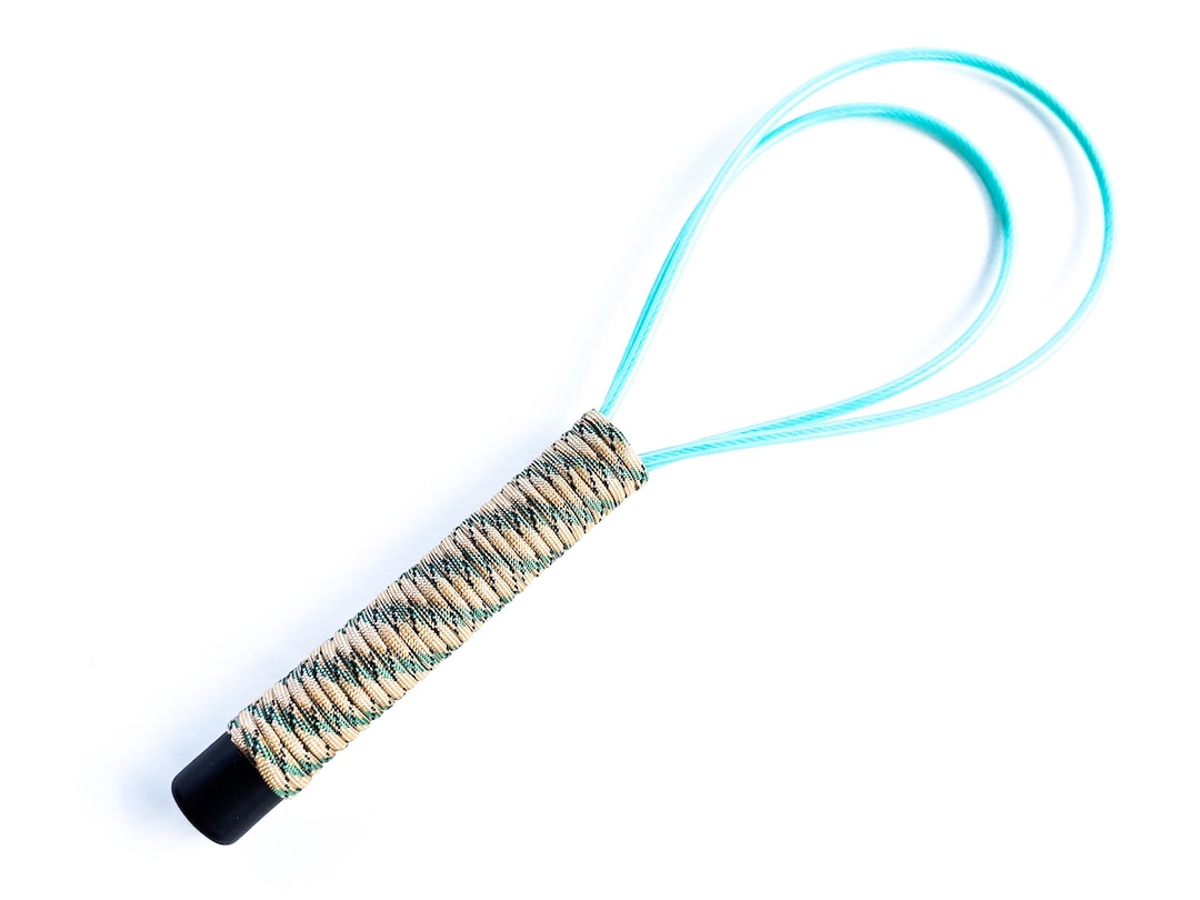 Double Loopy Johnny, Steel Spanking Cane, Whip, Rug Beater, Teal Tan ...
