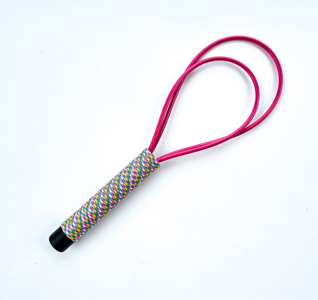 Double Loopy Johnny, Steel Spanking Cane, Whip, Rug Beater, Pink BDSM ...