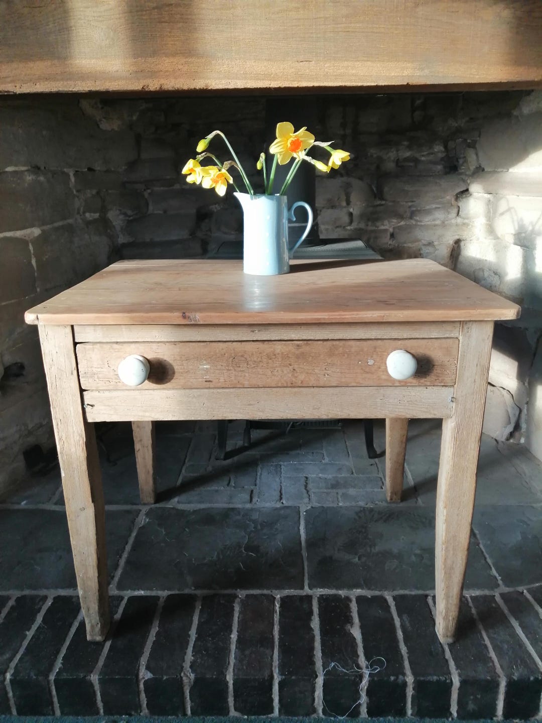 Antique Pine French Farmhouse Kitchen Table Worktop - Etsy UK