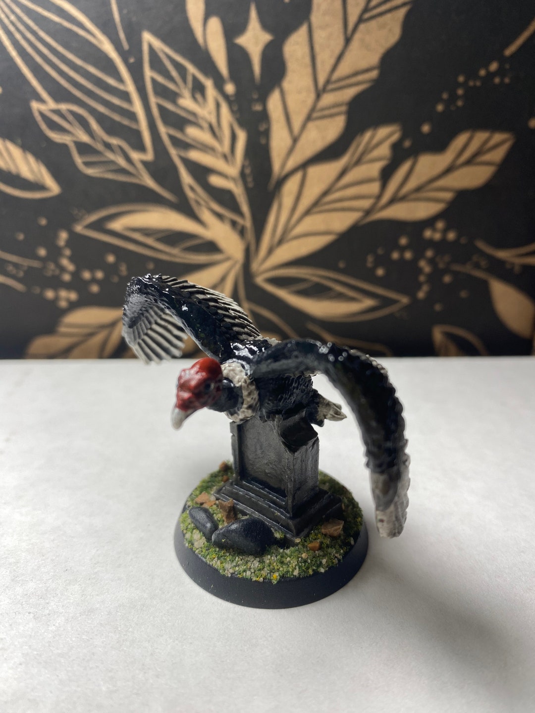 Painted Chibi Vulture Miniature - Etsy UK