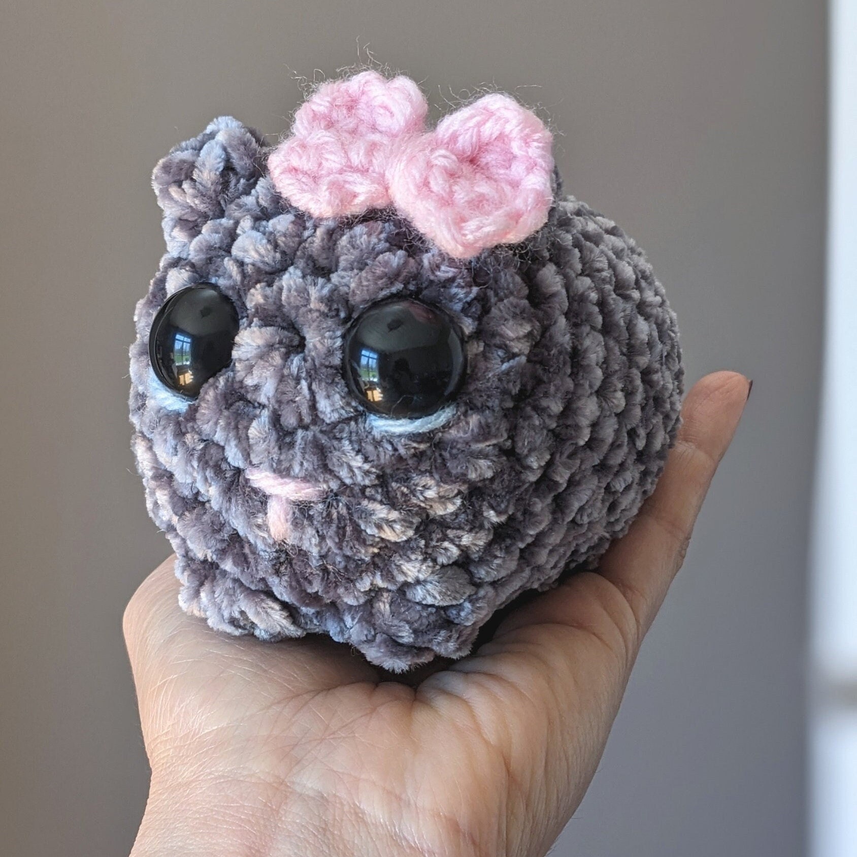 Sad Hamster Meme Amigurumi Crochet Sad Hamster Handmade Plush Hamster ...