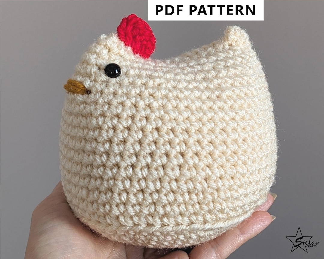 Chicken Crochet Pattern | PATTERN ONLY PDF Download | Cute Crochet ...
