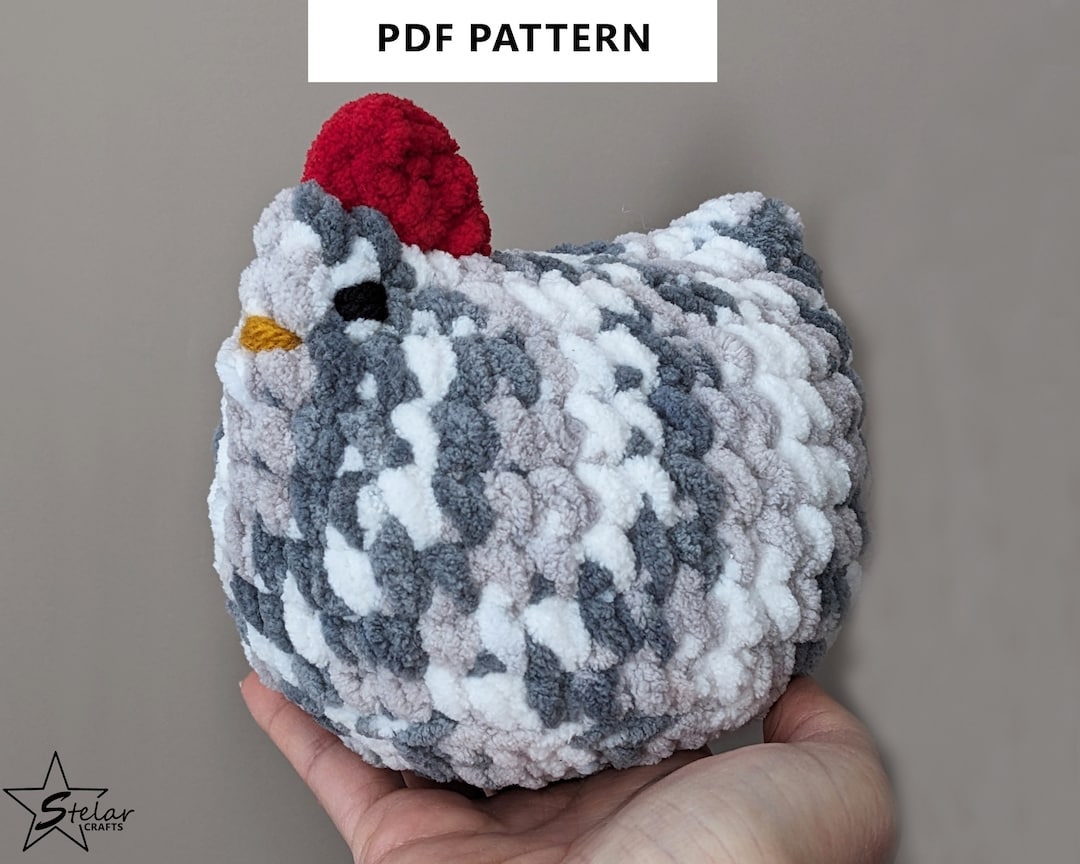 Chicken Crochet Pattern | PATTERN ONLY PDF Download | Cute Crochet ...