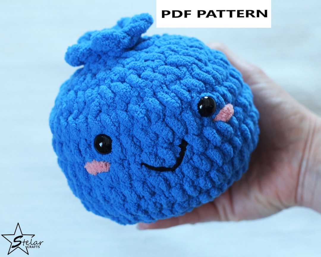 Amigurumi Blueberry Crochet Pattern | PATTERN ONLY PDF Download | Cute ...