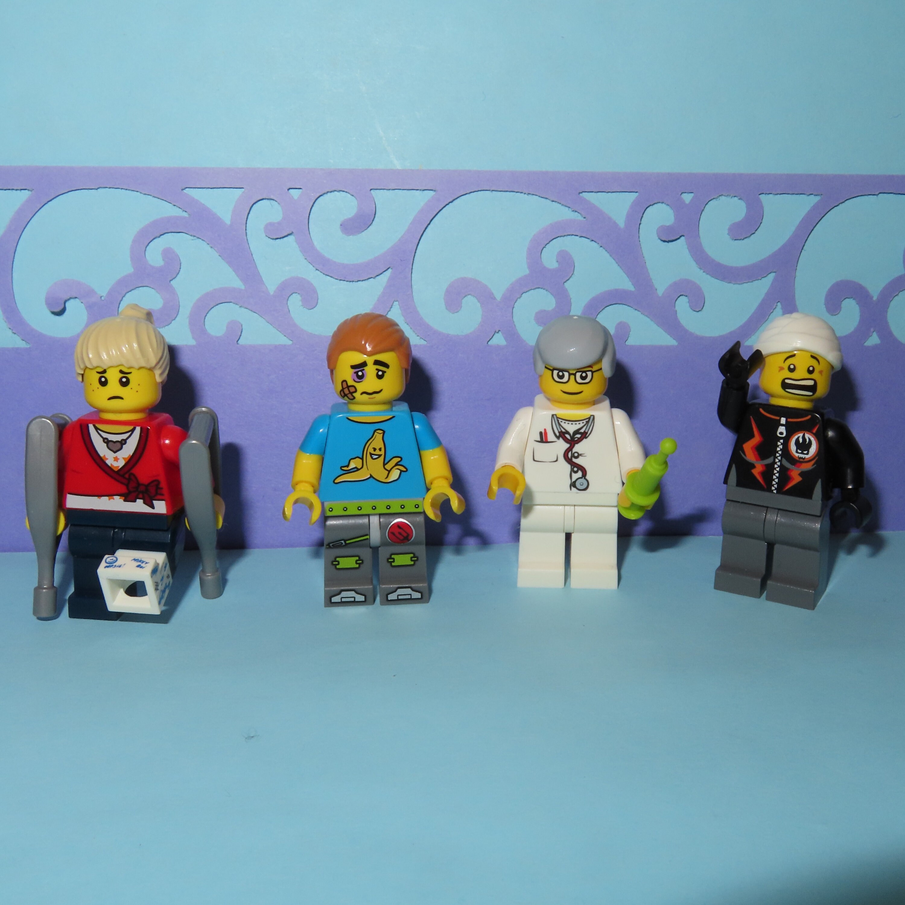 Hospital Emergency Room Ambulance Handicap Crutches Broken Leg Head ...