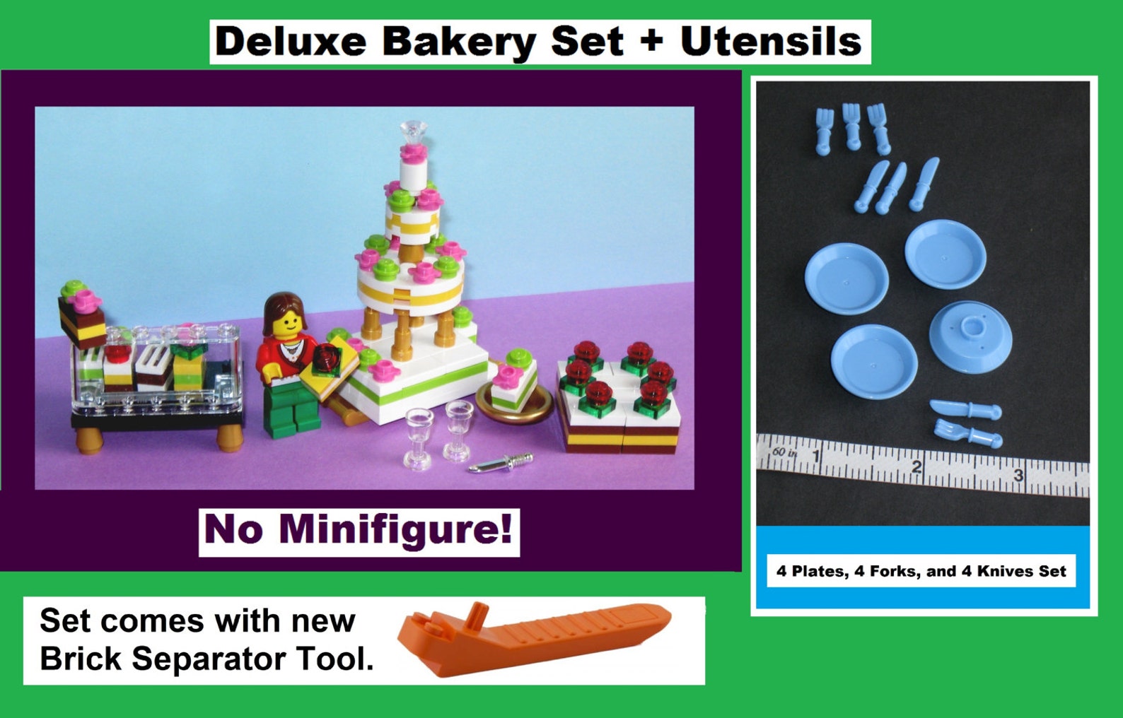 Custom Cake Bakery Set Wedding Cake Pastry Counter - Etsy