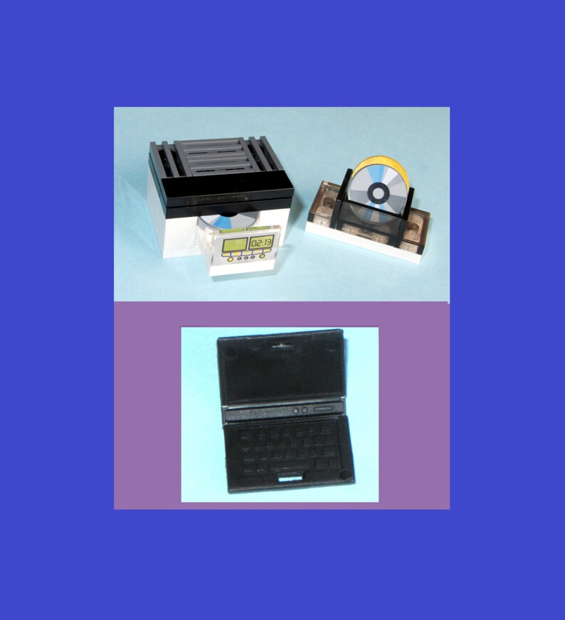 5 Colors Miniature Custom CD DVD Blue Ray Player With Disk - Etsy