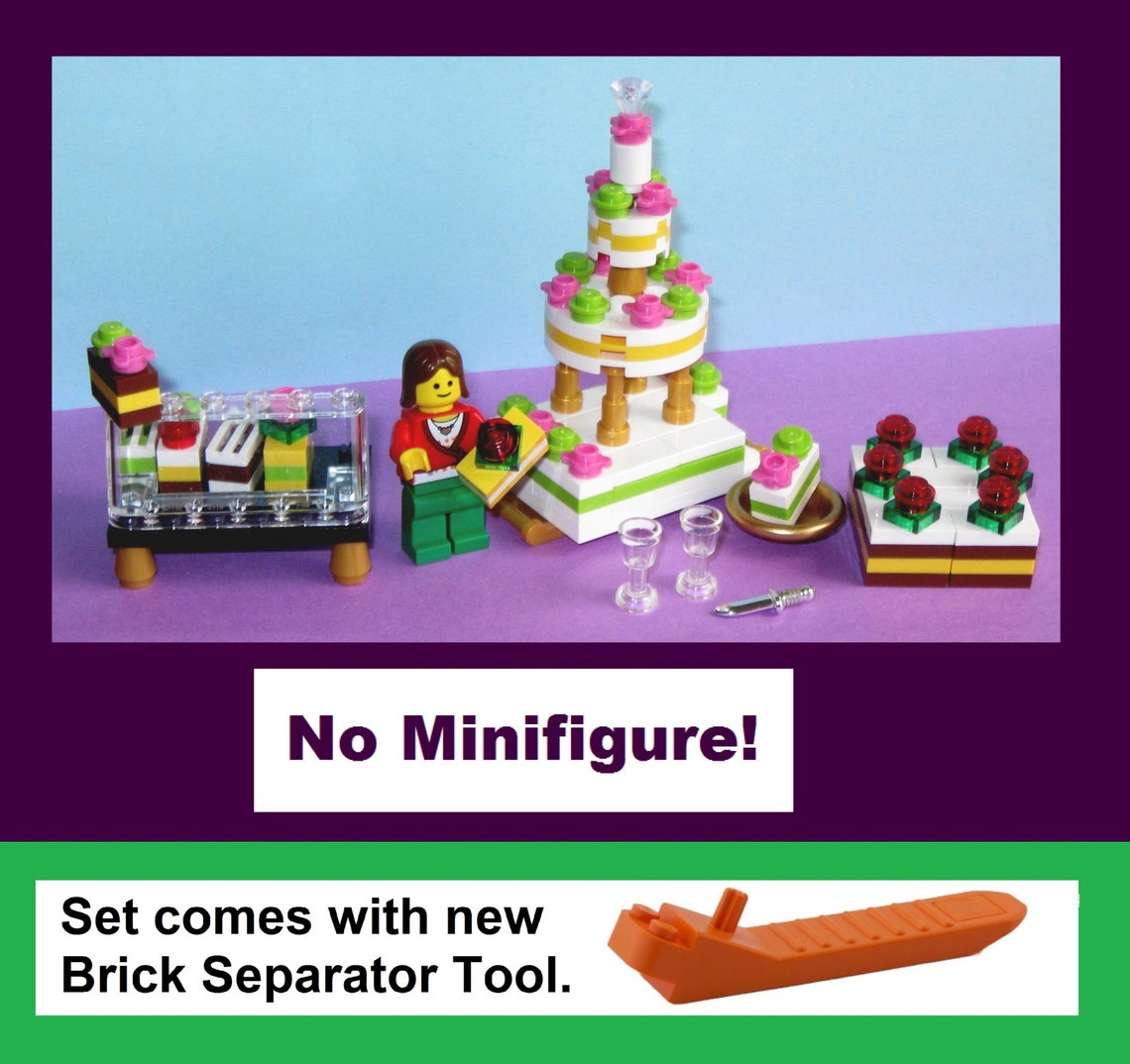 Custom Cake Bakery Set * Wedding Cake + Pastry Counter + Chocolate ...