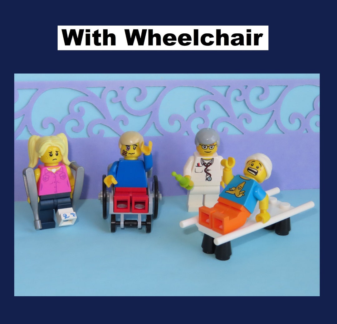 Hospital Emergency Room Ambulance Handicap Crutches Broken Leg Head ...