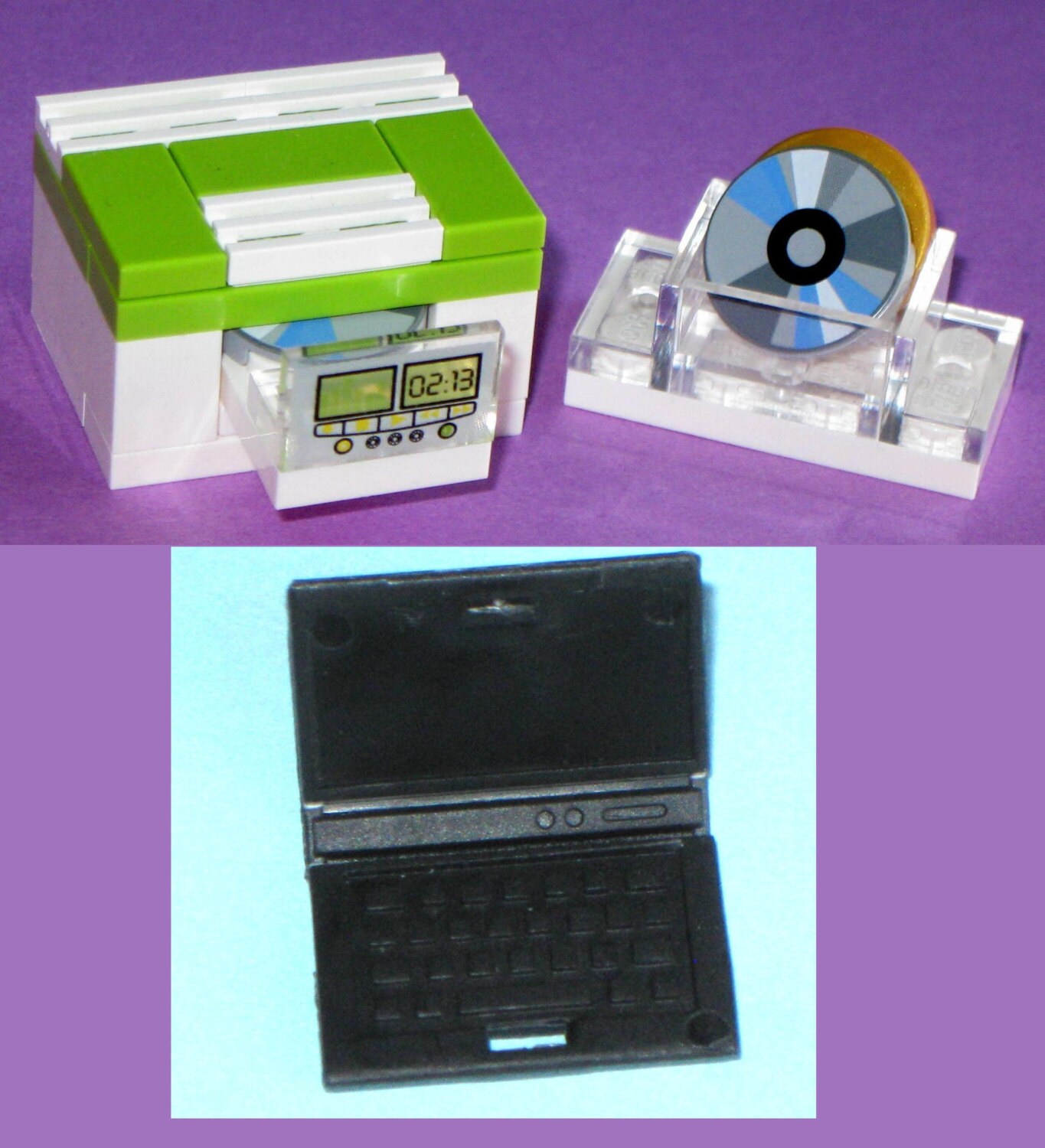 5 Colors Miniature Custom CD DVD Blue Ray Player With Disk - Etsy