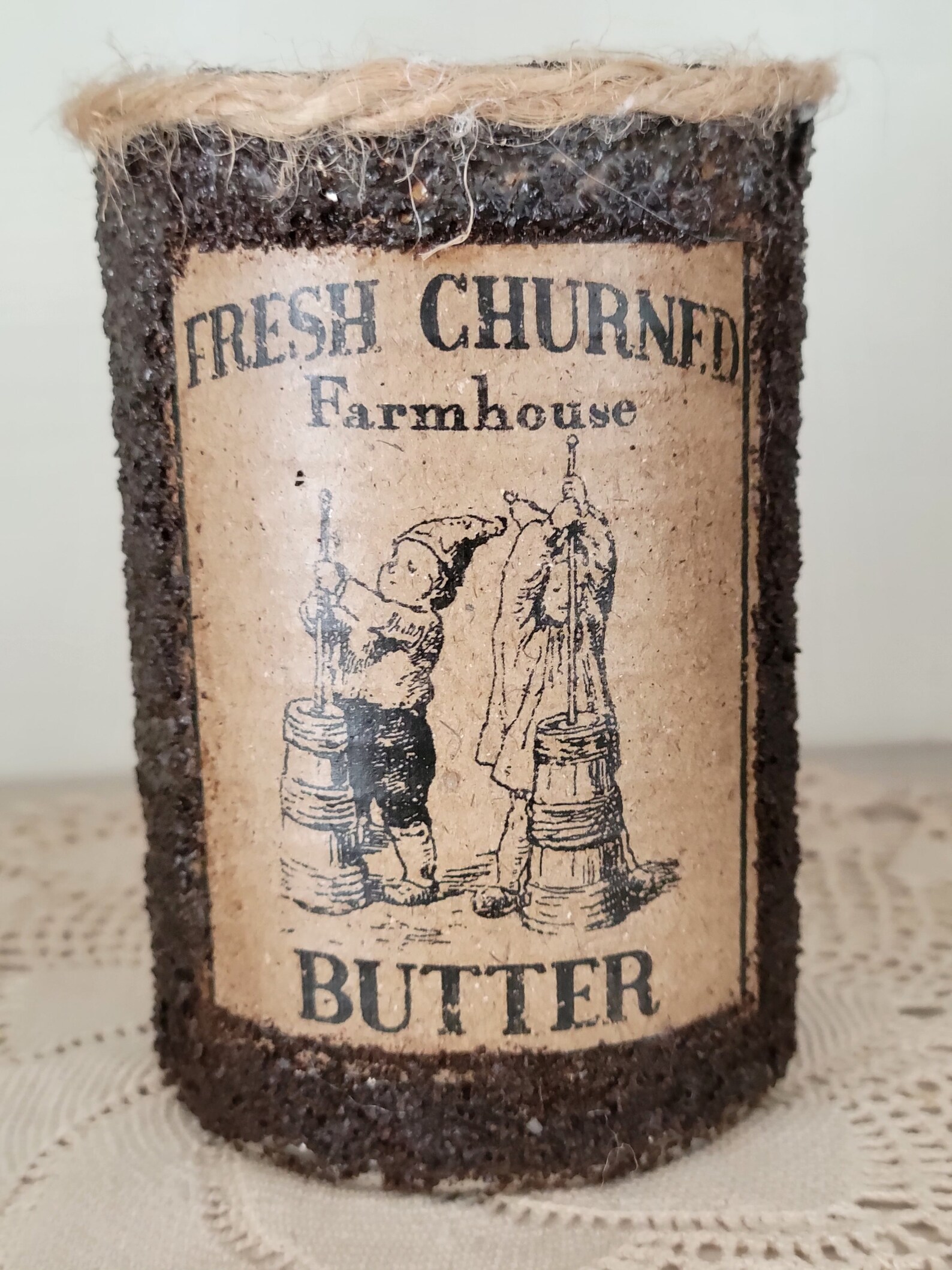 Recycled Tin Cans, Primitive, Grungy, Country, Pencil Holder ...