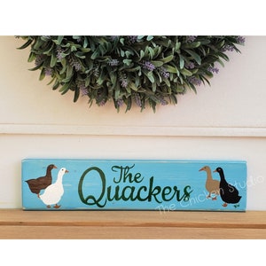 Duck Signs Your Choice Quack House Quackers Exterior Farm - Etsy
