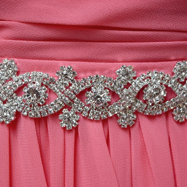 Rhinestone Belt - Etsy