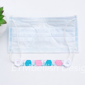 Ear Savers for Face Masks- Comfortable Mask Extenders for PPE- Stretch ...