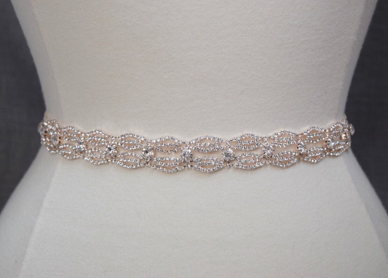 All the Way Around Rose Gold Belt With Clasp- Bridal Belt or Rose Gold ...