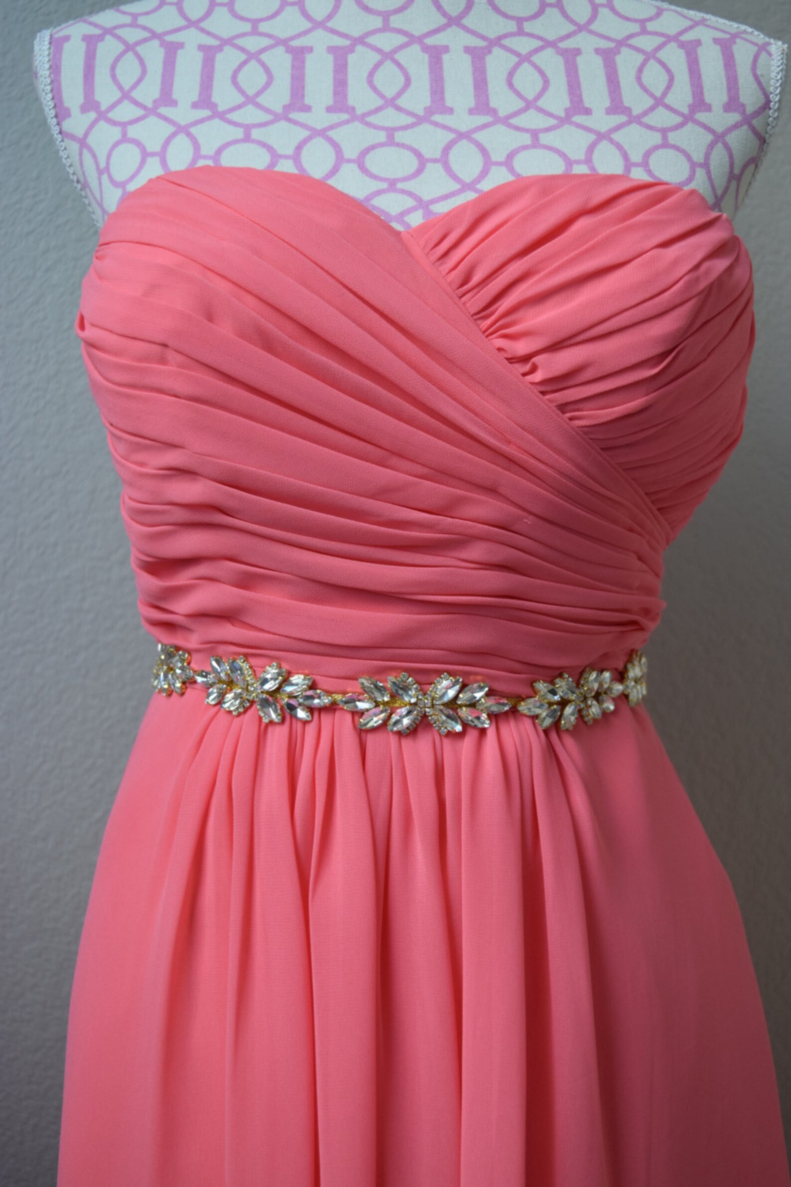Rose Gold Rhinestone Bridal Belt – Crystal Wedding Sash, 1" - Etsy