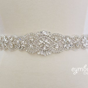 Crystal Rhinestone Belt with Clasp Bridal Belt Bridal Sash | Etsy