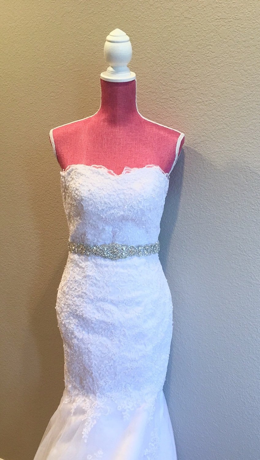 Crystal Rhinestone Belt with Clasp Bridal Belt Bridal Sash | Etsy