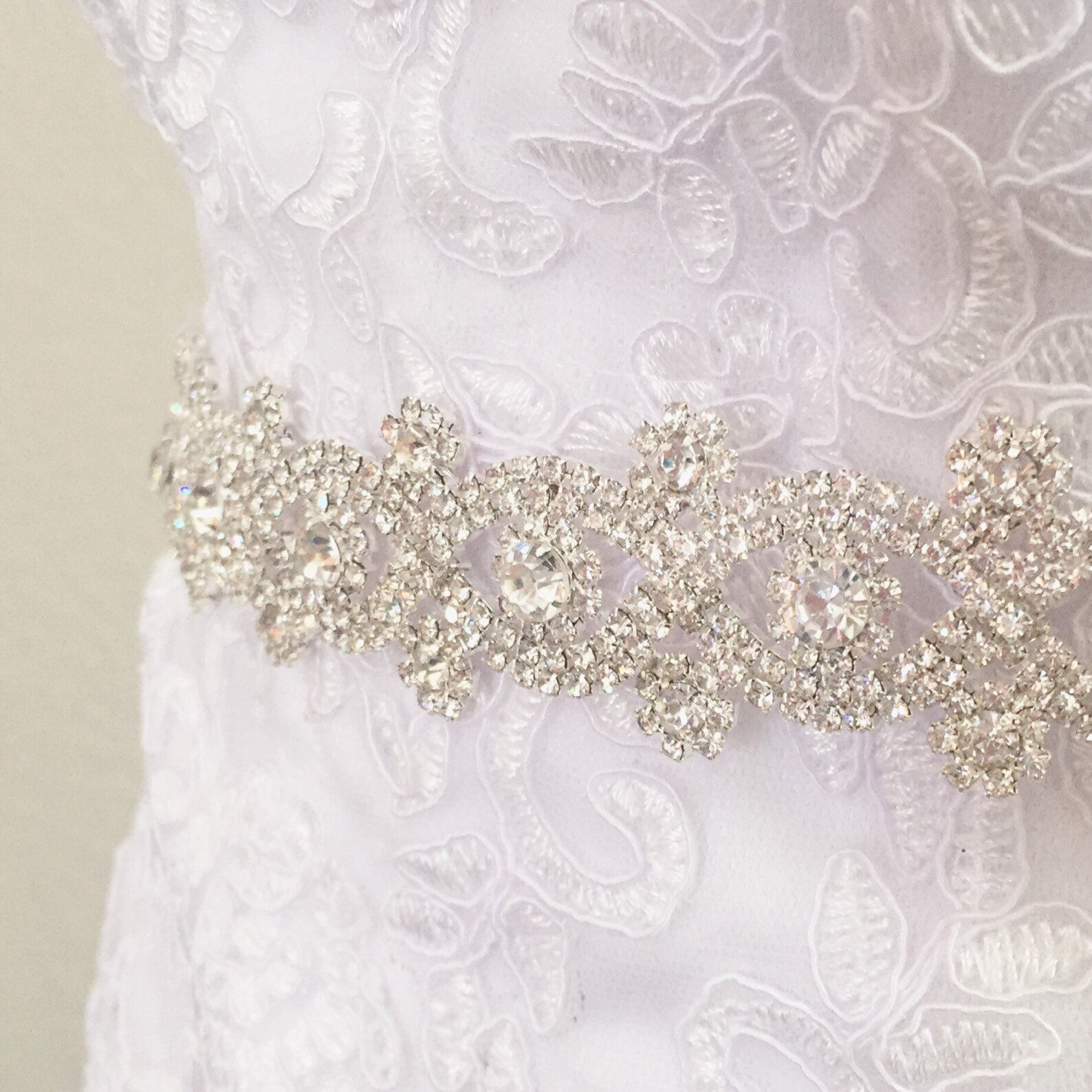Custom All the Way Around Rose Gold Rhinestone Belt- Bridal Belt or ...