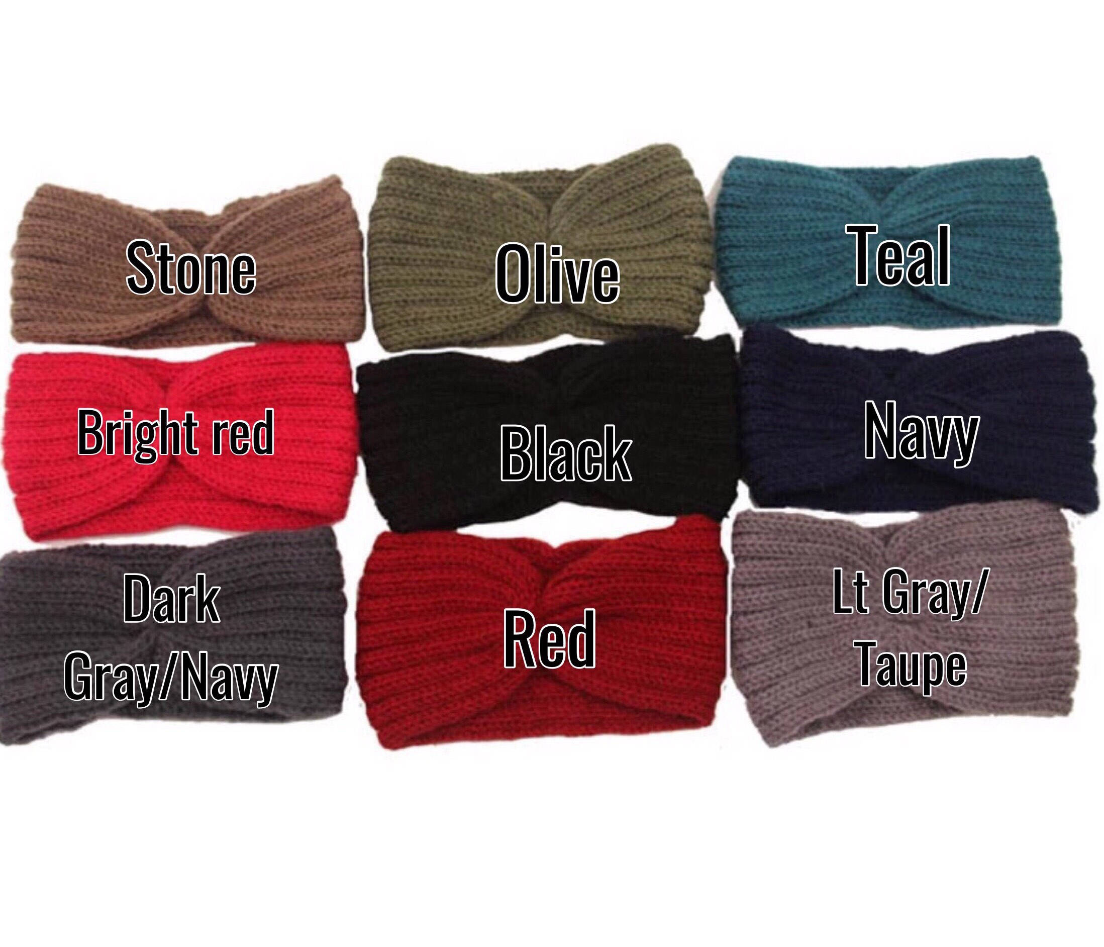 Winter Hat Knit Winter Headband with Bling Embellished knit | Etsy