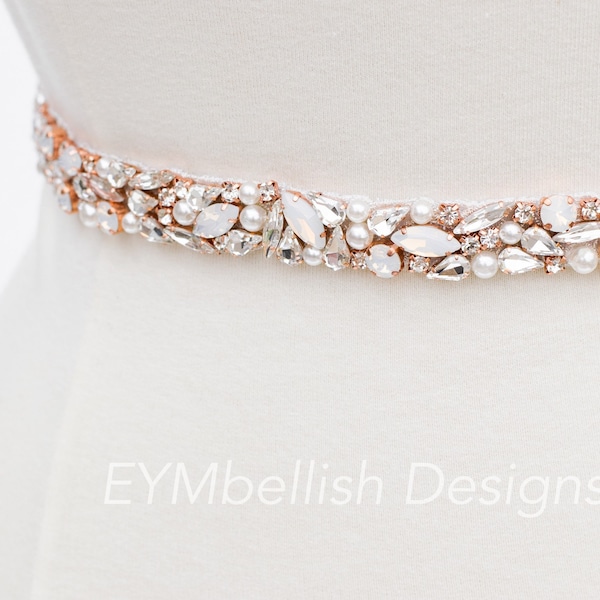 Beaded Bridal Sash - Etsy