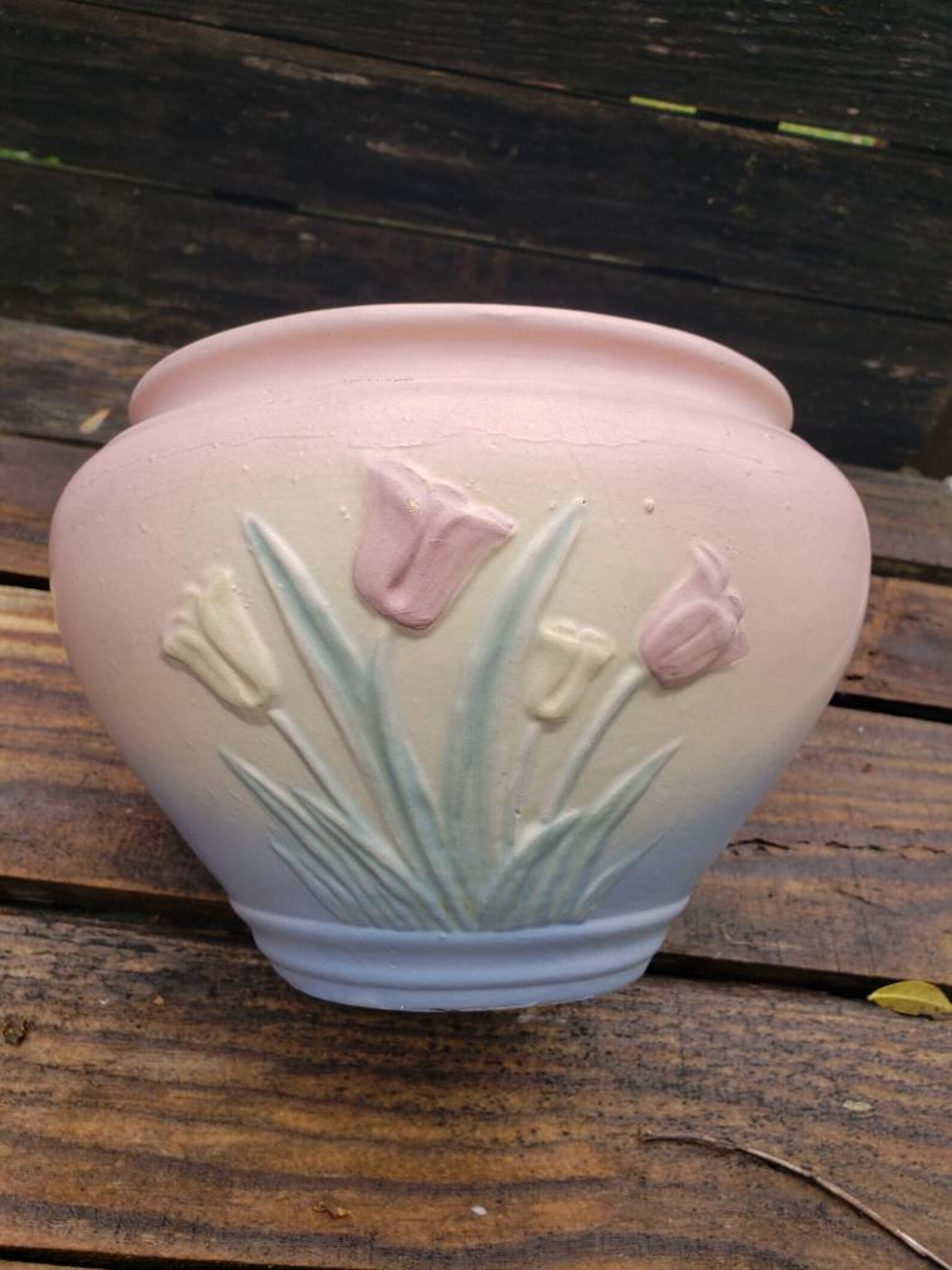 Hull Tulip Planter Vintage Hull Art Pottery Hull Tulip - Etsy